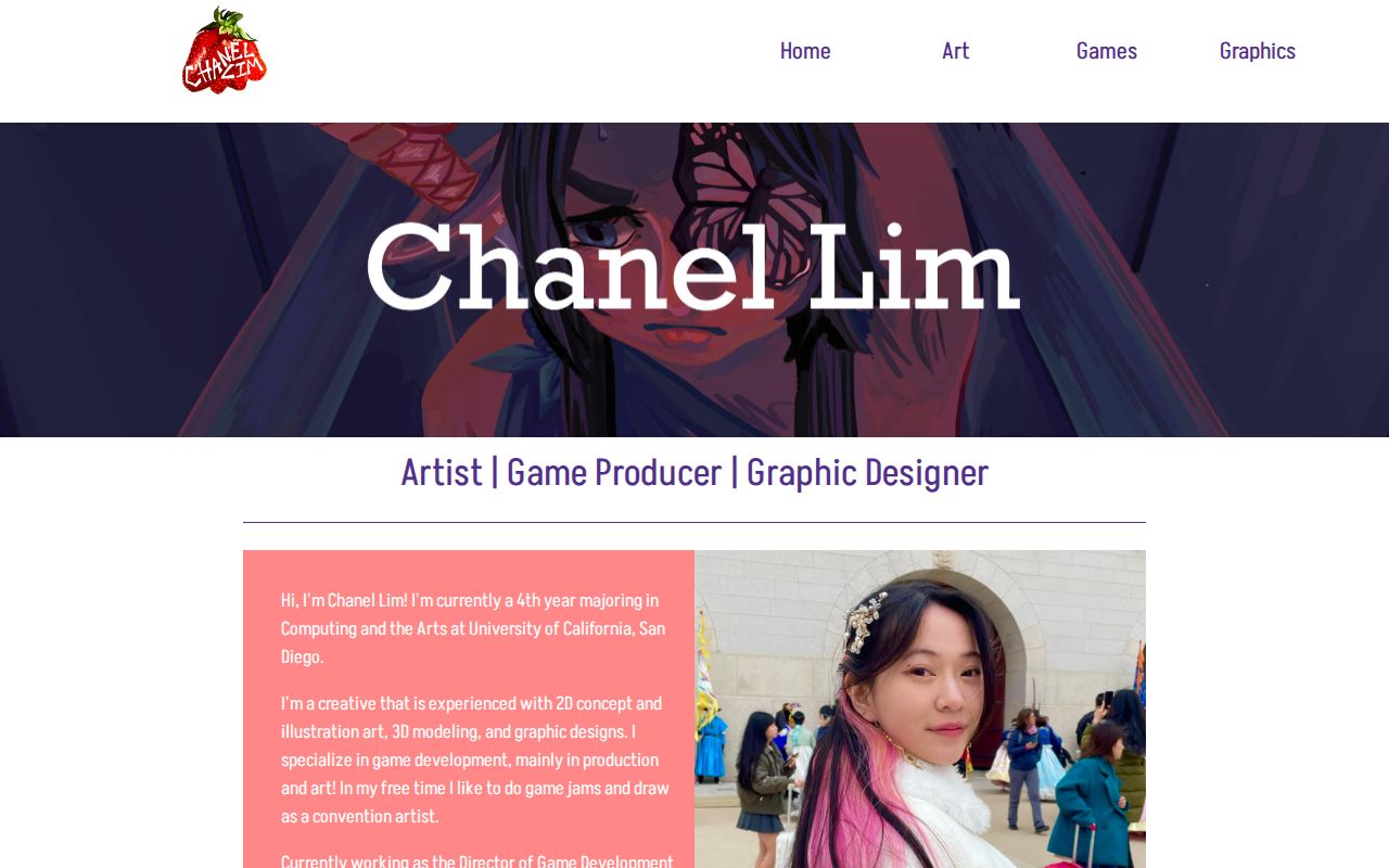 Chanel Lim's Website Portfolio